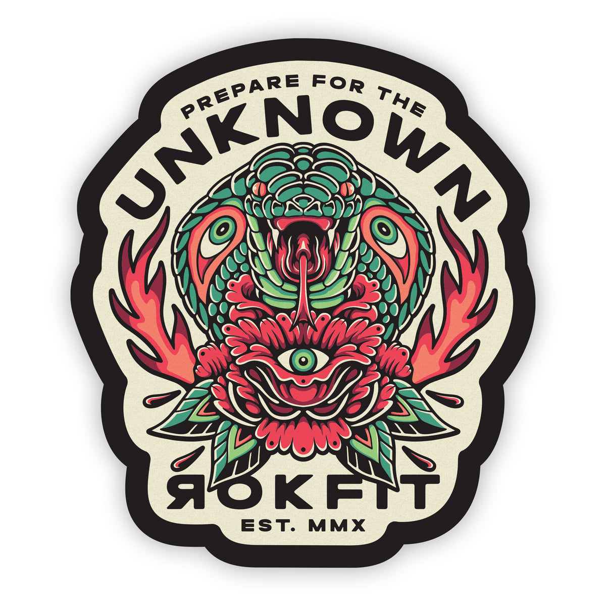 Prepare For The Unknown - Sticker by RokFit